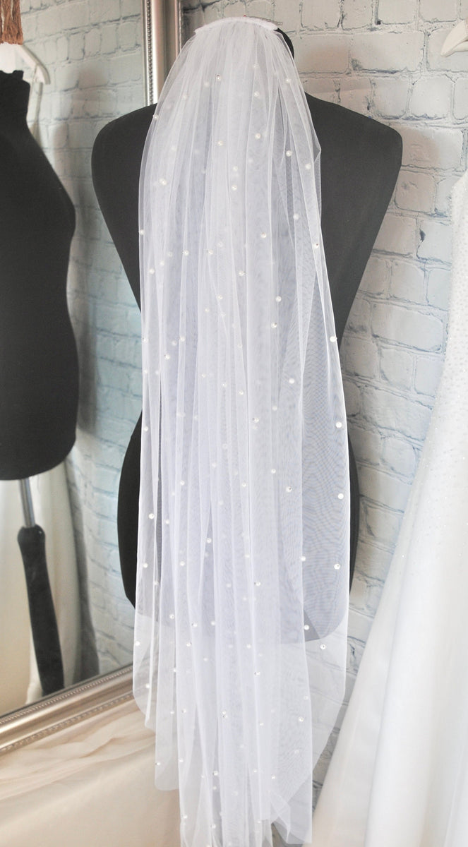 Pearl Veil | Up to 500cm – Becci's Bridal Designs
