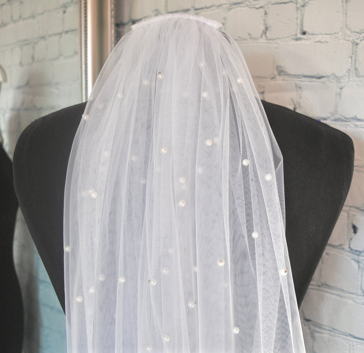 Pearl Veil | Up to 500cm – Becci's Bridal Designs